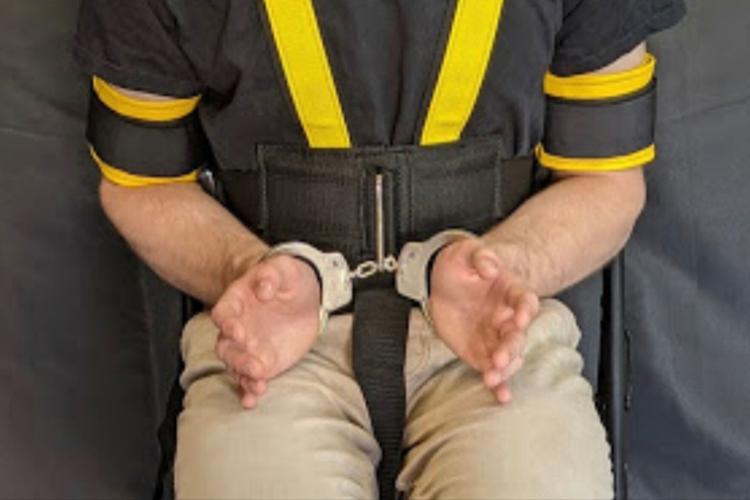 Full-body restraints used by ICE raise treatment concerns