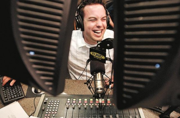 The battle's host: KRQ's 'Chris P.'