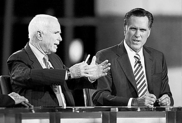 McCain-Romney sparks fly at debate