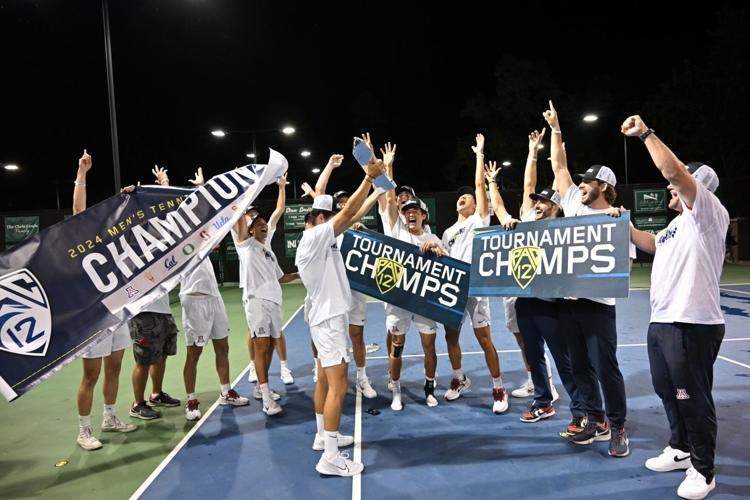 Arizona men's tennis earn 1st Pac-12 Tournament championship | Other ...