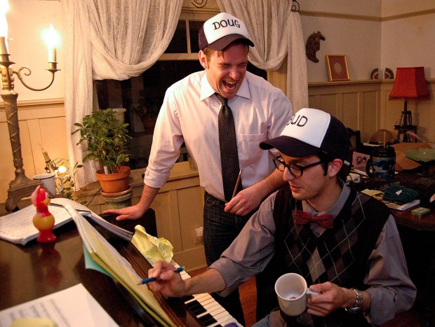 Actors don many hats in 'Gutenberg!'