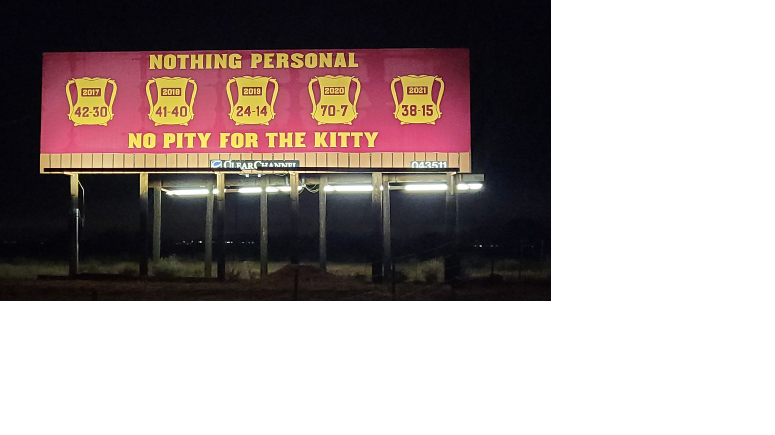 'Nothing Personal': Updated I-10 billboard shows off ASU's rivalry wins ...