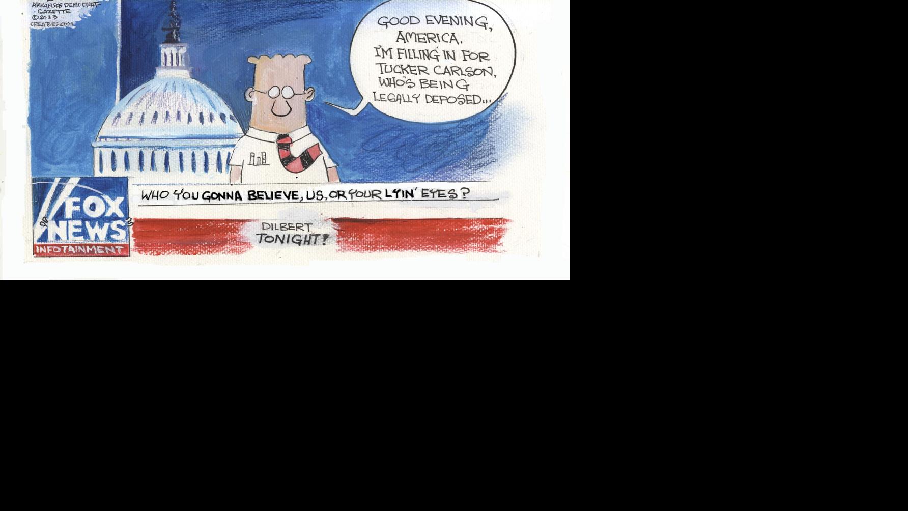 John Deering: Dilbert fills in for Tucker
