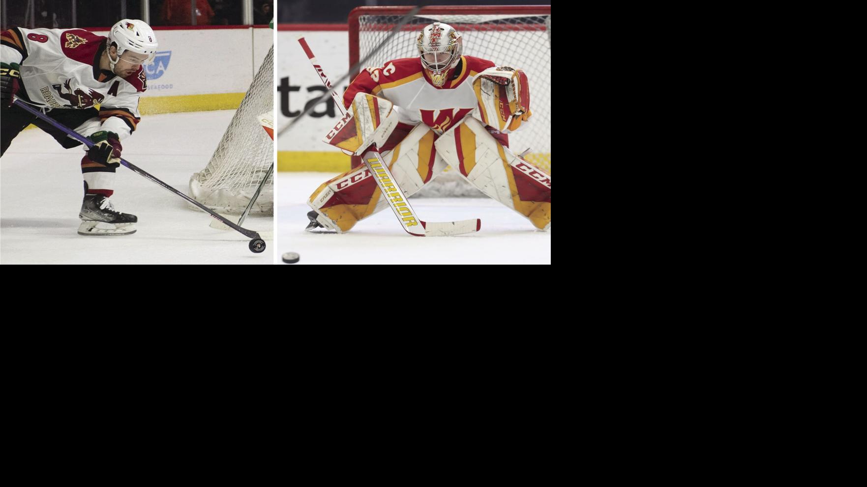 Roadrunners' AHL scoring champ Michael Carcone loses MVP race to Calgary goalie Dustin Wolf ...