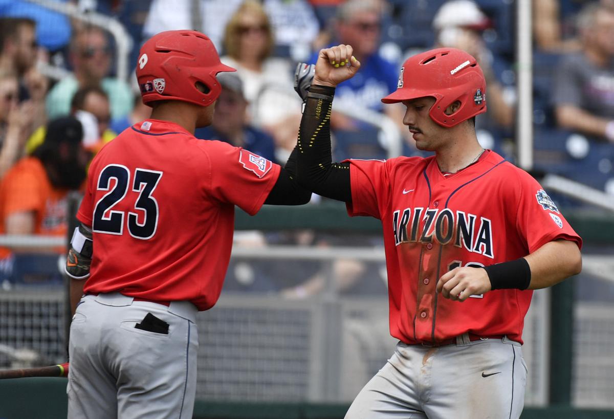 Arizona beats Oklahoma State 9-3 in College World Series, staves off ...