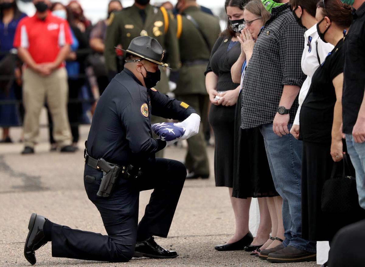 Photos: Memorial service for Tohono O'odham Police Officer Bryan Brown.