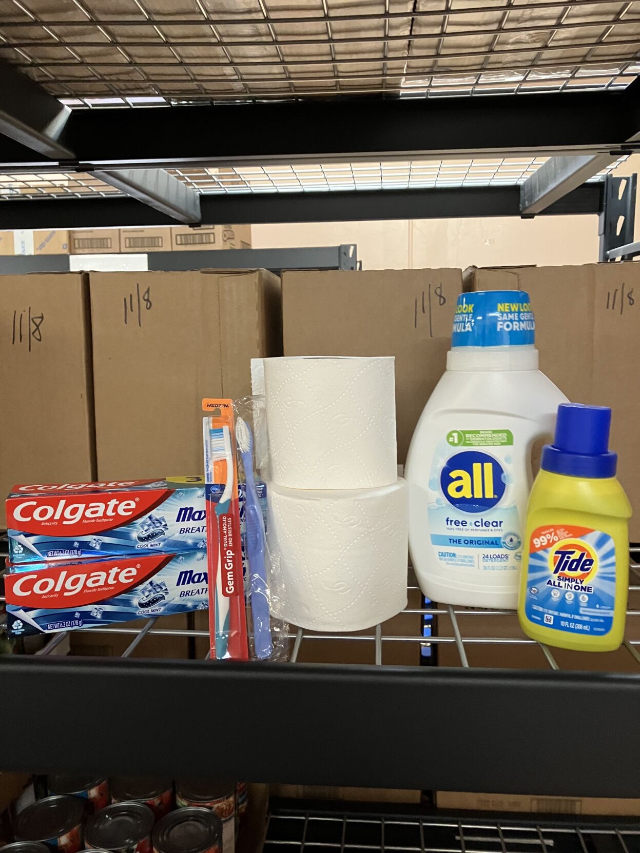 The Food Bank Helps Our Neighbors with Hygiene Items