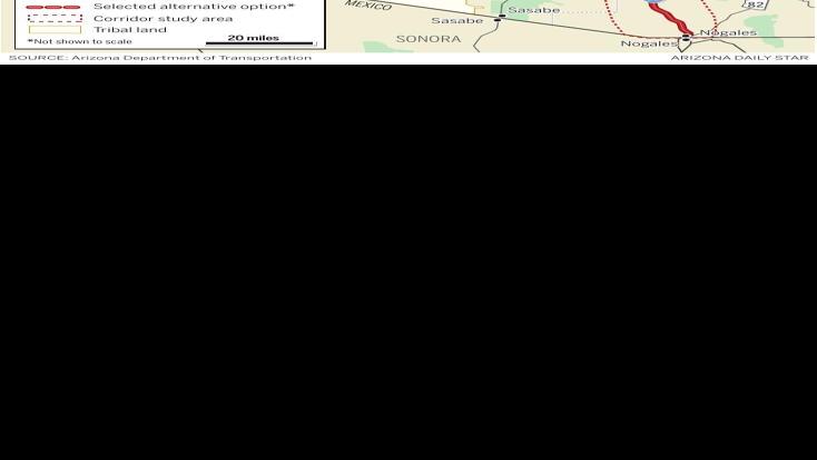 Interstate 11 study moves forward with undecided route in Pima County ...