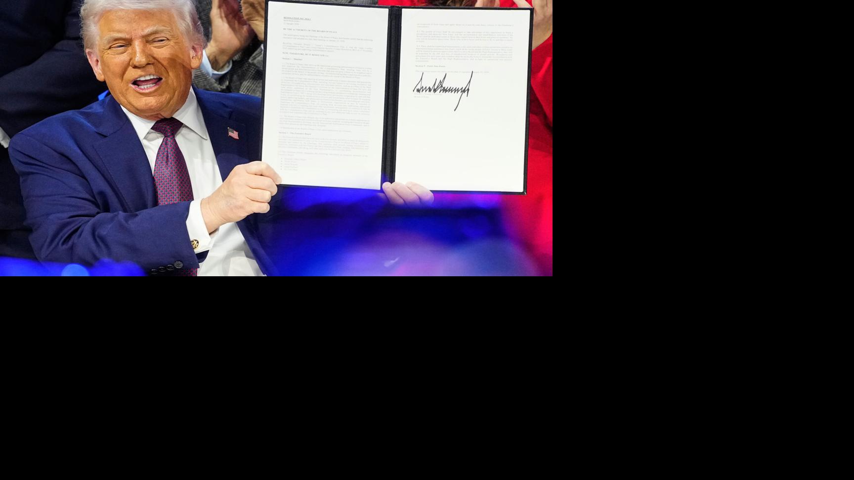 What was the theme of Trump's first year back in office?