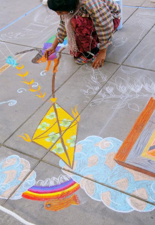 Park Place holds chalk art event this weekend