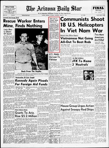 Aug. 31. 1963: Hotline between US and USSR is established