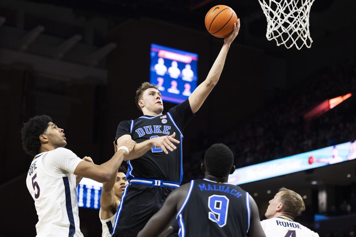 Flagg has 17 points and 14 rebounds as No. 3 Duke beats Virginia 80-62