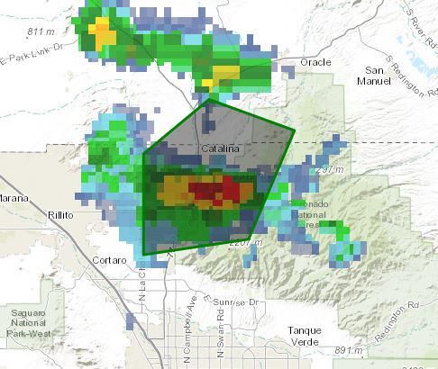 Flood advisory issued for Pima and Pinal County