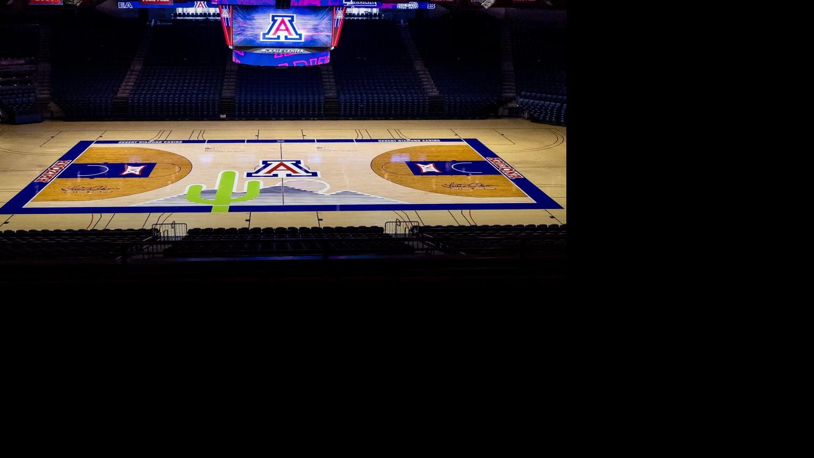 1st look: U of A's new basketball court at McKale Center