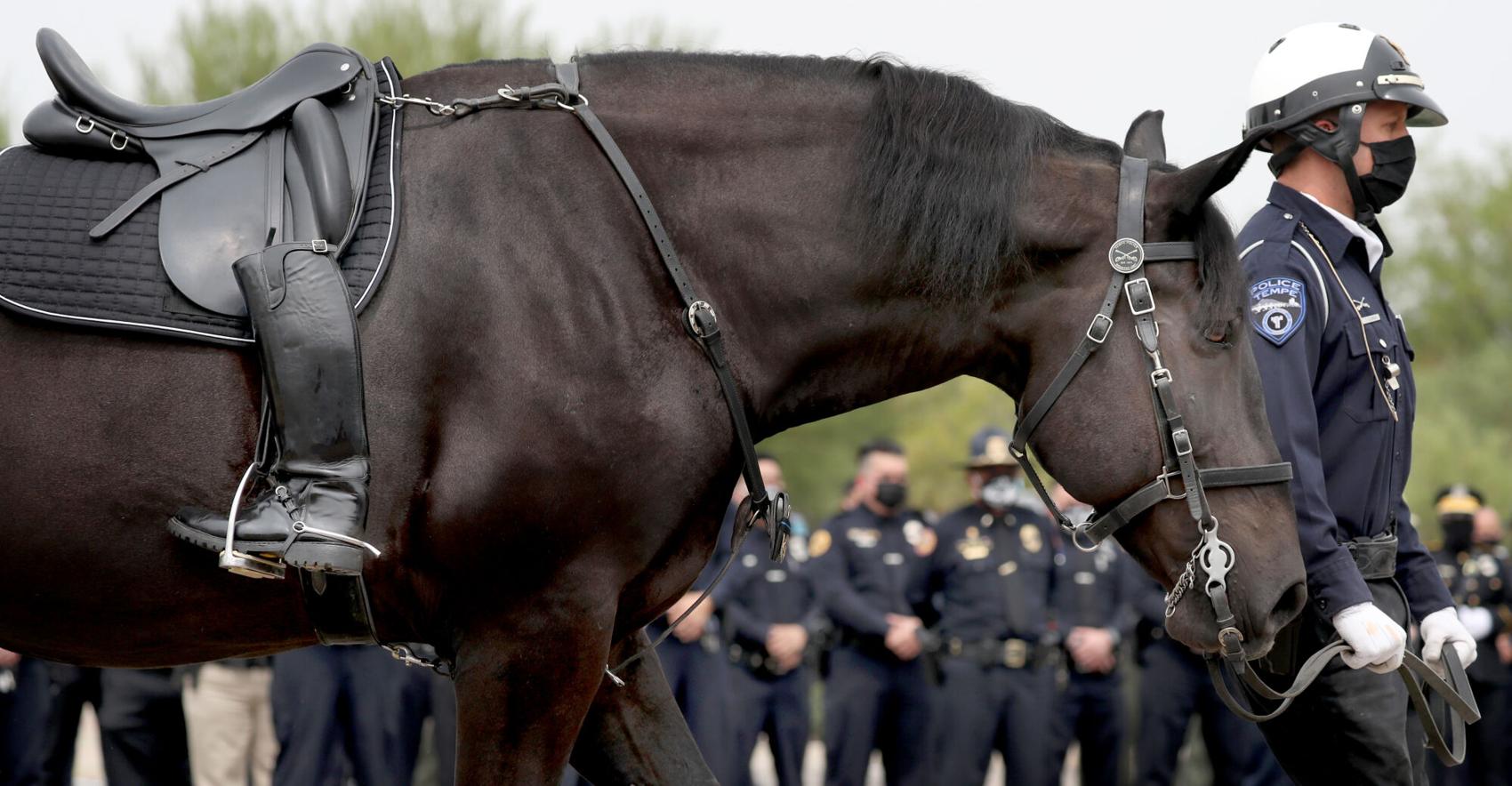Photos: Memorial service for Tohono O'odham Police Officer Bryan Brown ...
