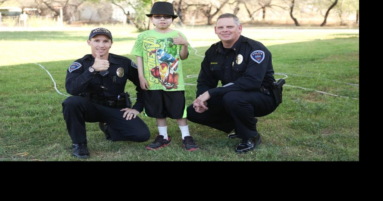 Marana Police Department officers help enhance a wish | News ...