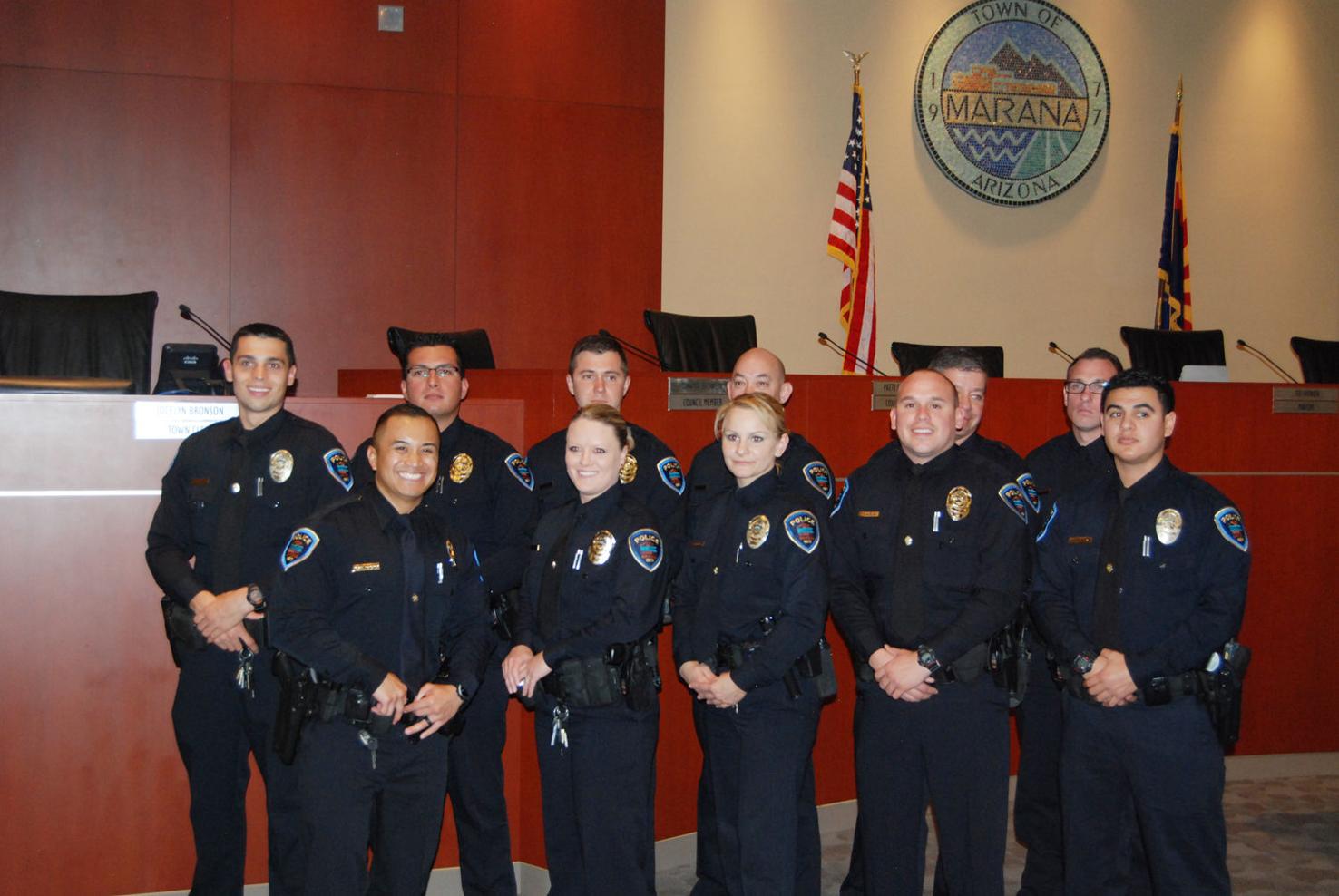 11 new officers welcomed to the Marana Police Department | News ...