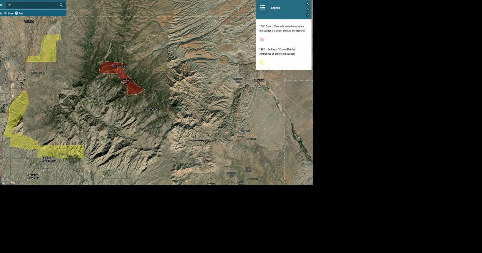 Summerhaven residents ordered to evacuate due to Bighorn Fire | News ...
