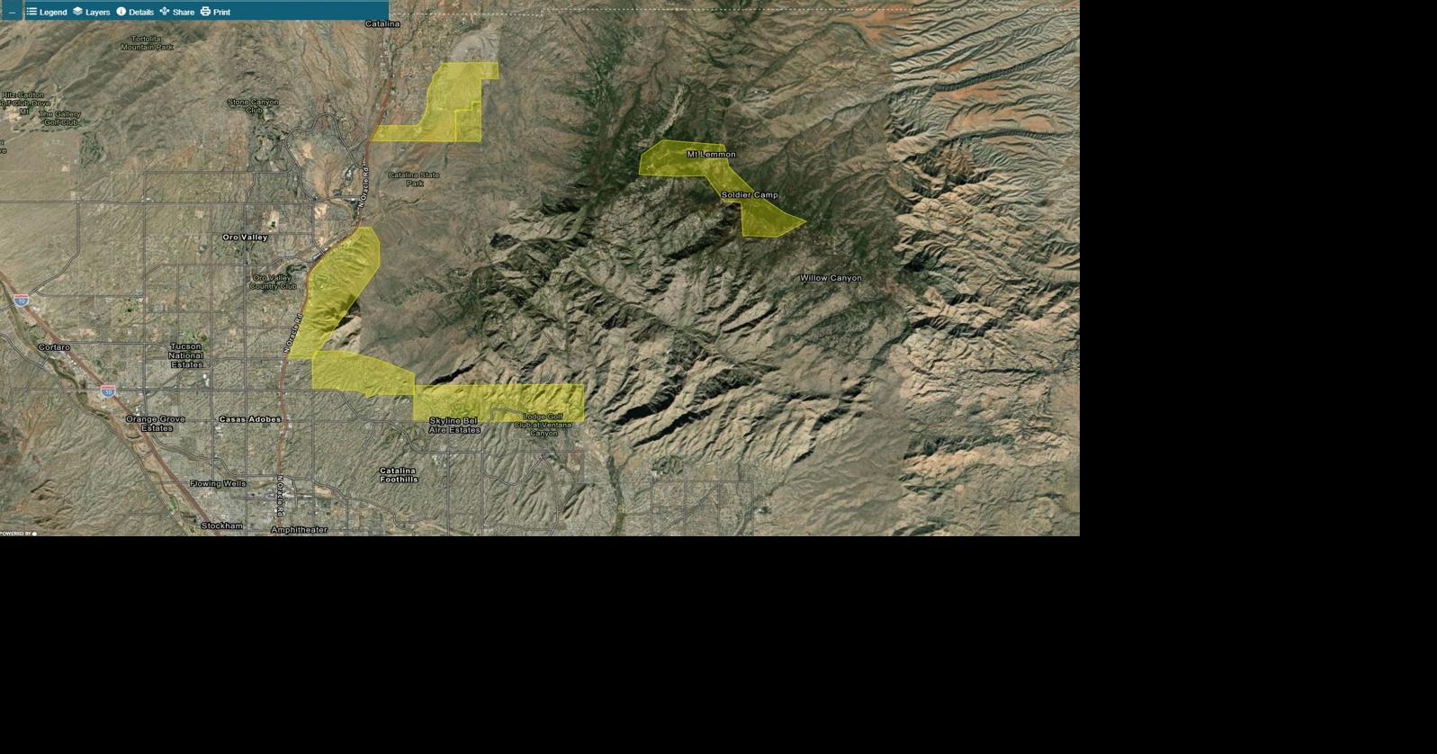 Bighorn Fire Map | Liven Up | tucsonlocalmedia.com
