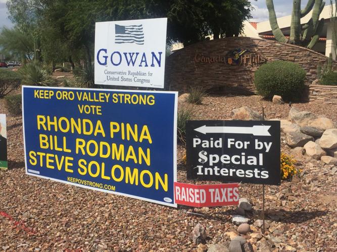 Sign wars part of Oro Valley elections | News | tucsonlocalmedia.com