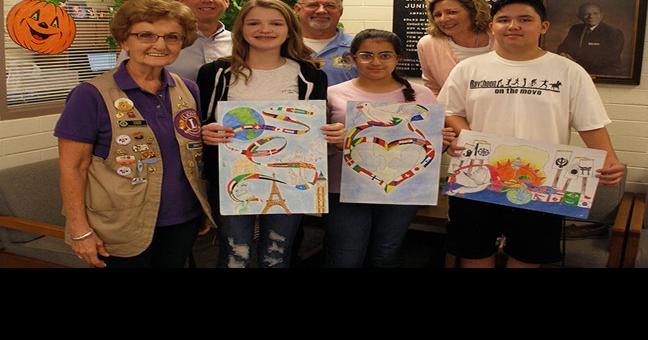 Cross Middle School student wins local peace poster contest | News ...