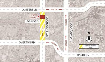 La Cholla Boulevard closing between Lambert and Overton | News ...