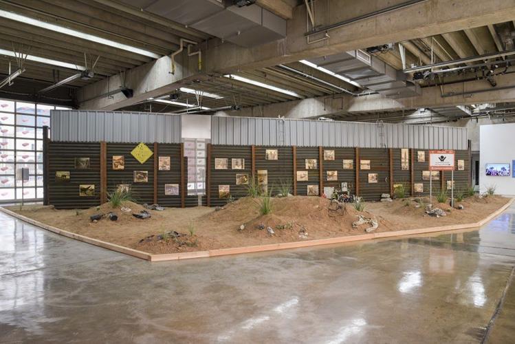 A giant border wall is the highlight of three exhibitions of border art ...