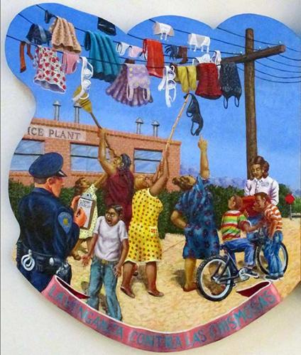 New Quiroz paintings are tender memory works of a barrio childhood ...