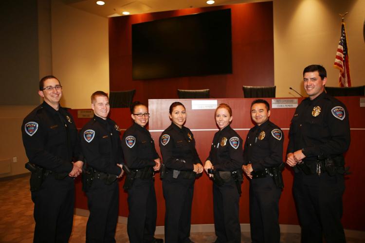 Marana Police Department celebrates eight new police officers | News ...