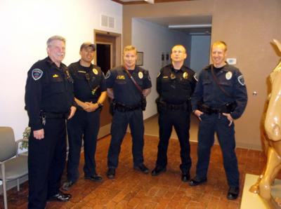 Five Marana officers receive lifesaving award | News | tucsonlocalmedia.com