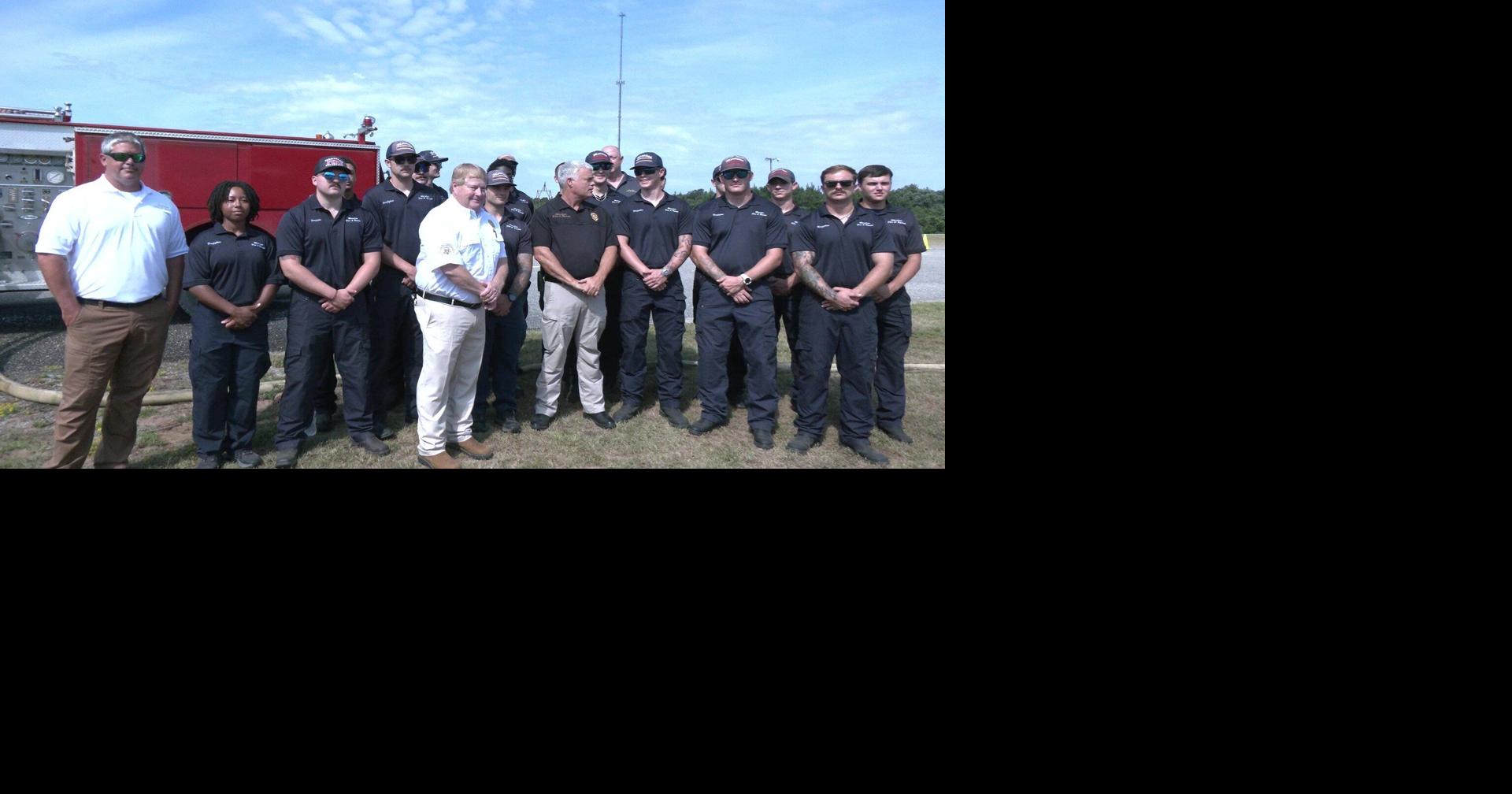 Firefighters undergoing driver operator training in Meridian | Local ...