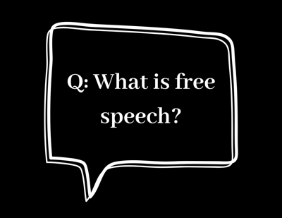 OPINION: What does “free speech” mean? | Archives | unothegateway.com