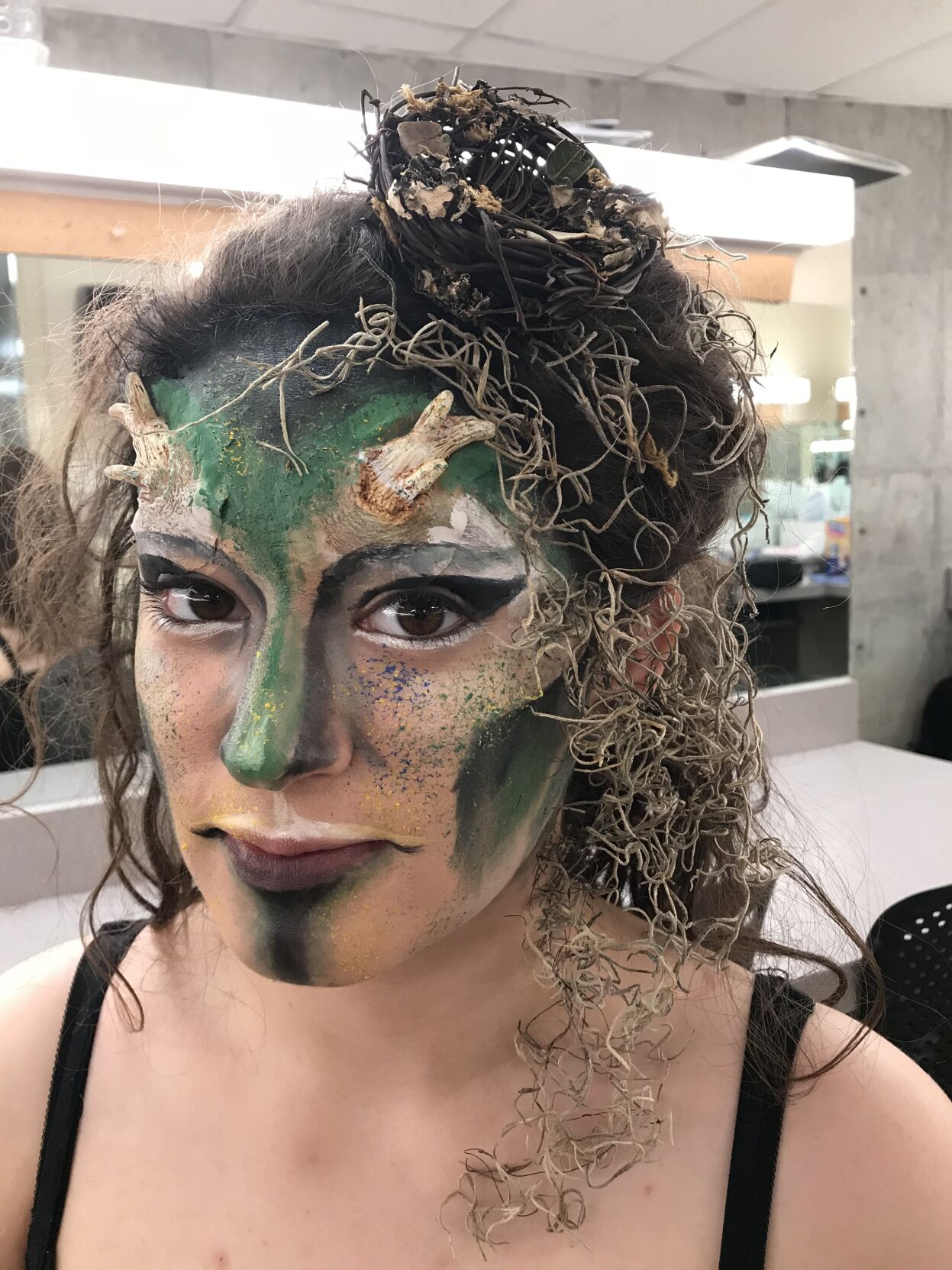 UNO makeup artists create realistic and spooky characters for theatre ...