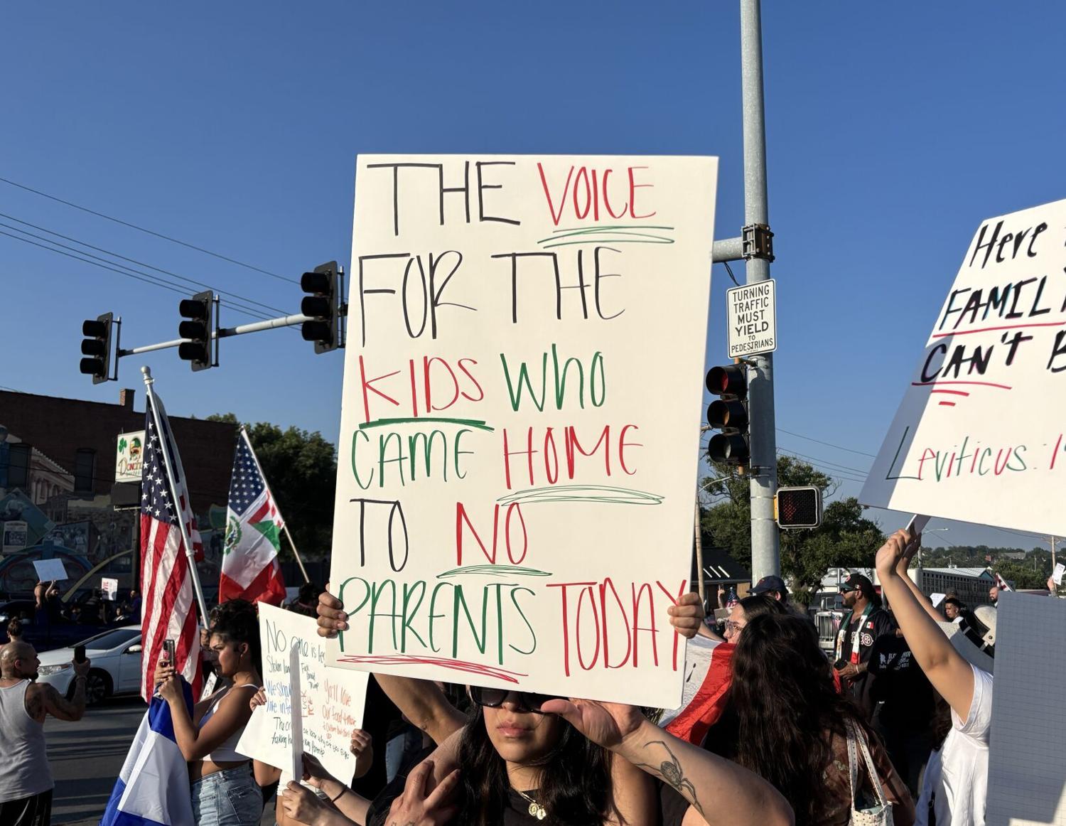 “We will not back down”: Omaha protesters rally after ICE raids shake ...