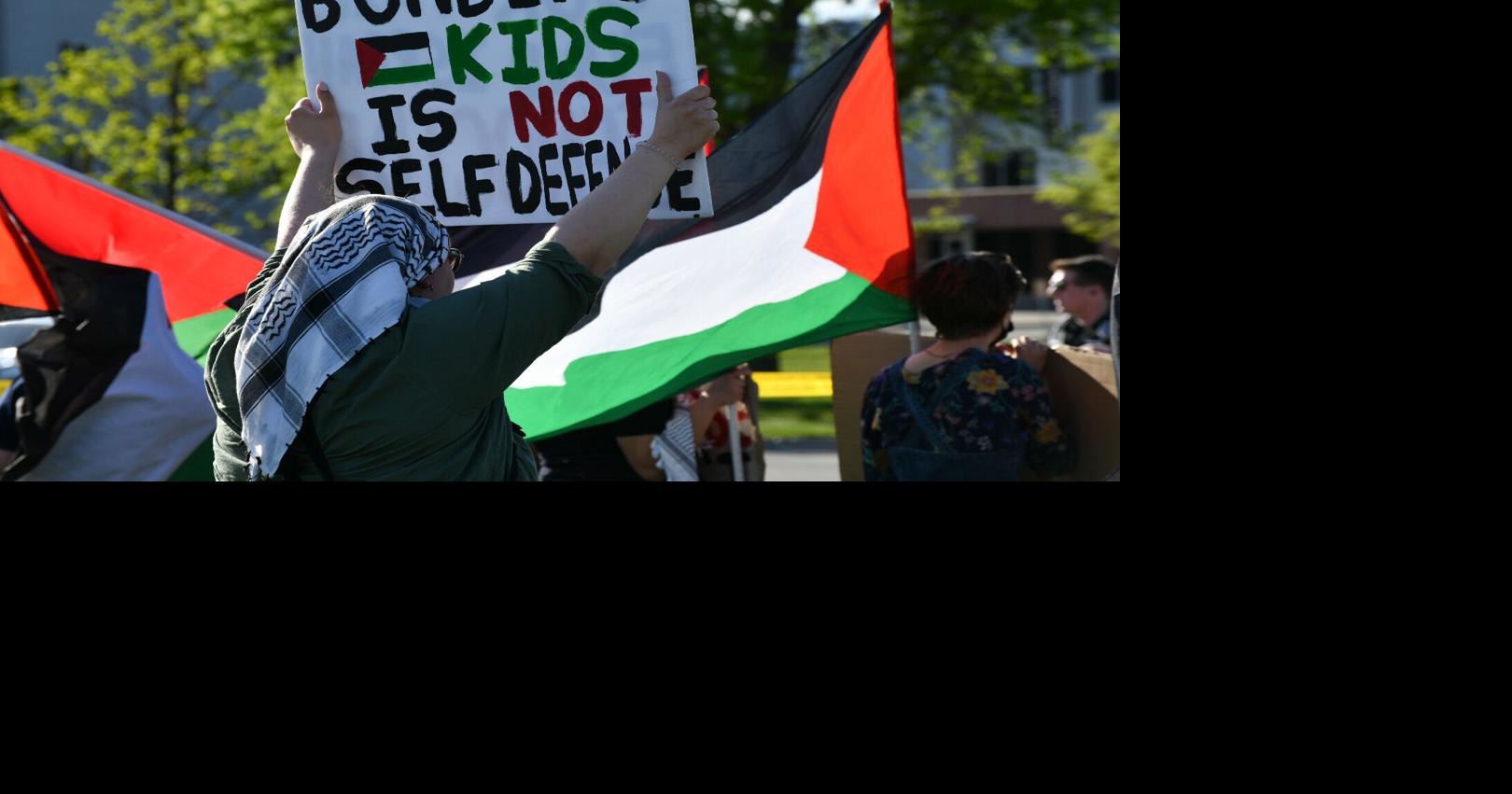Students protest speaker lecturing on Israel-Hamas war | News ...