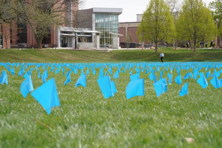 The GSRC flags the Pep Bowl for Sexual Assault Awareness Month ...