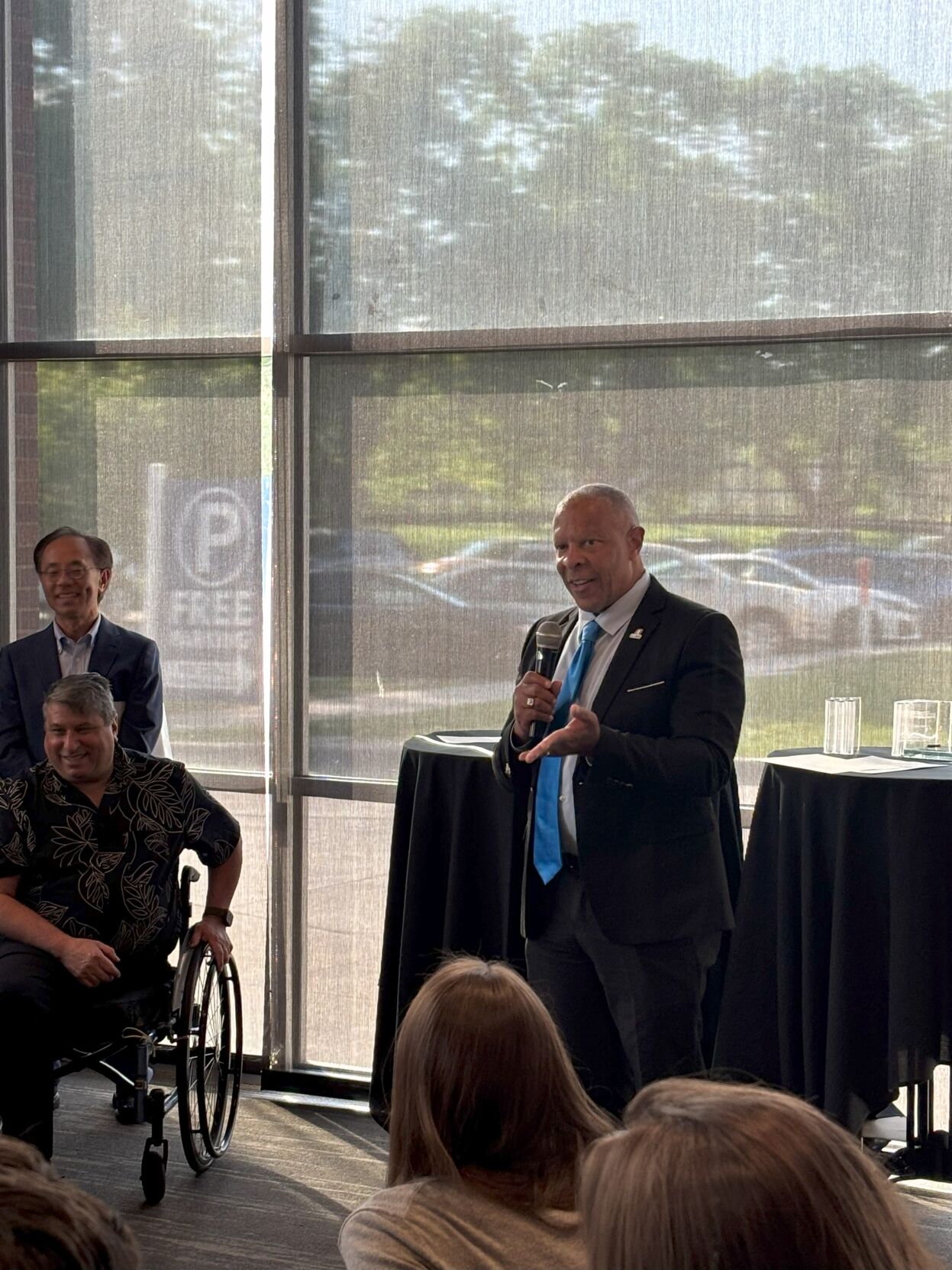 John Ewing Jr. visits UNO shortly after winning Omaha mayoral race ...