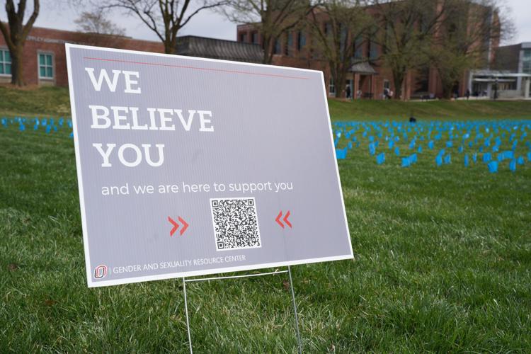 The GSRC flags the Pep Bowl for Sexual Assault Awareness Month ...