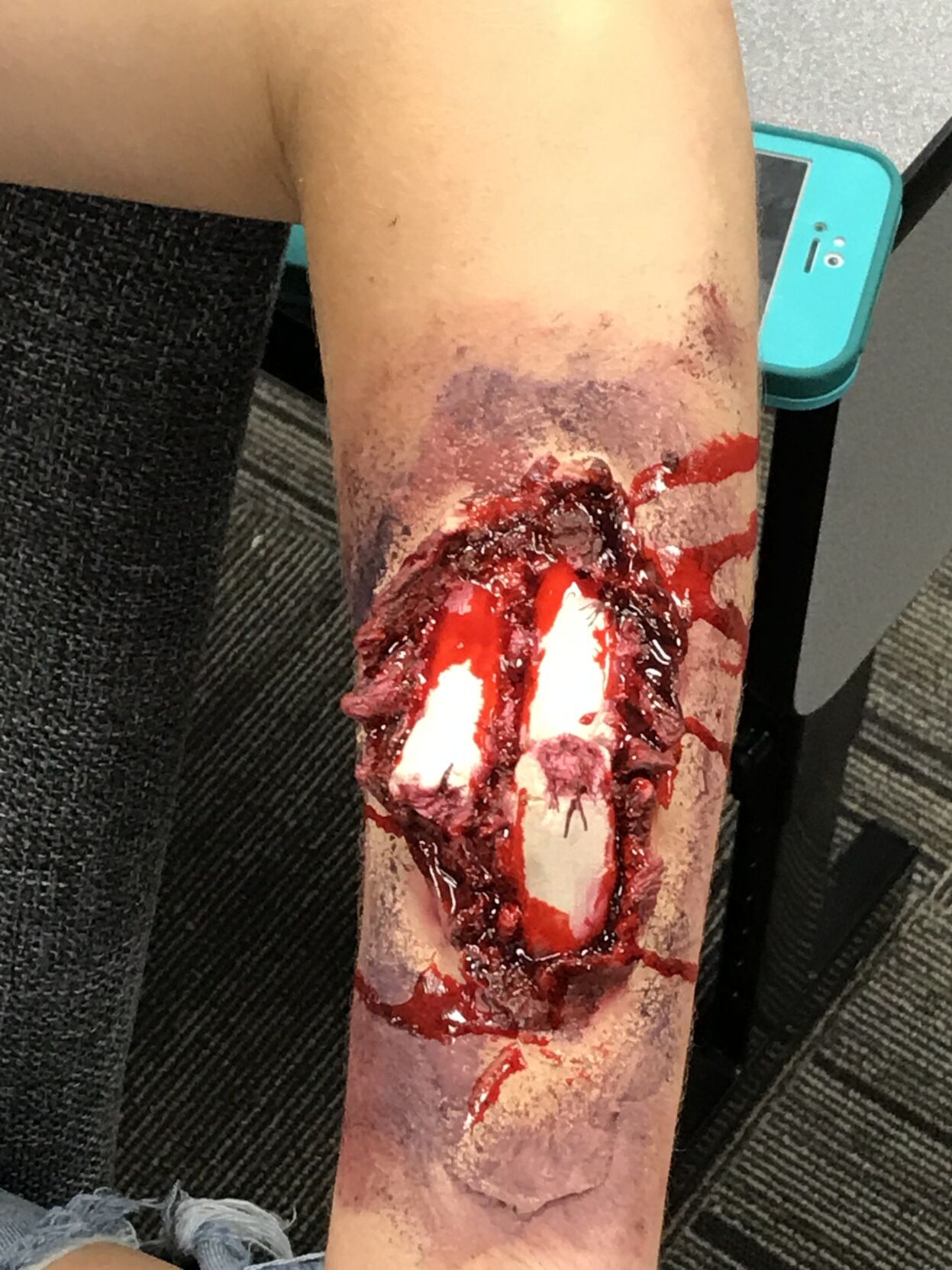 UNO makeup artists create realistic and spooky characters for theatre ...