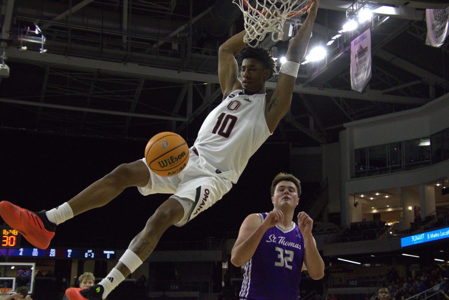 Omaha men's basketball guarantees share of regular-season title in win ...