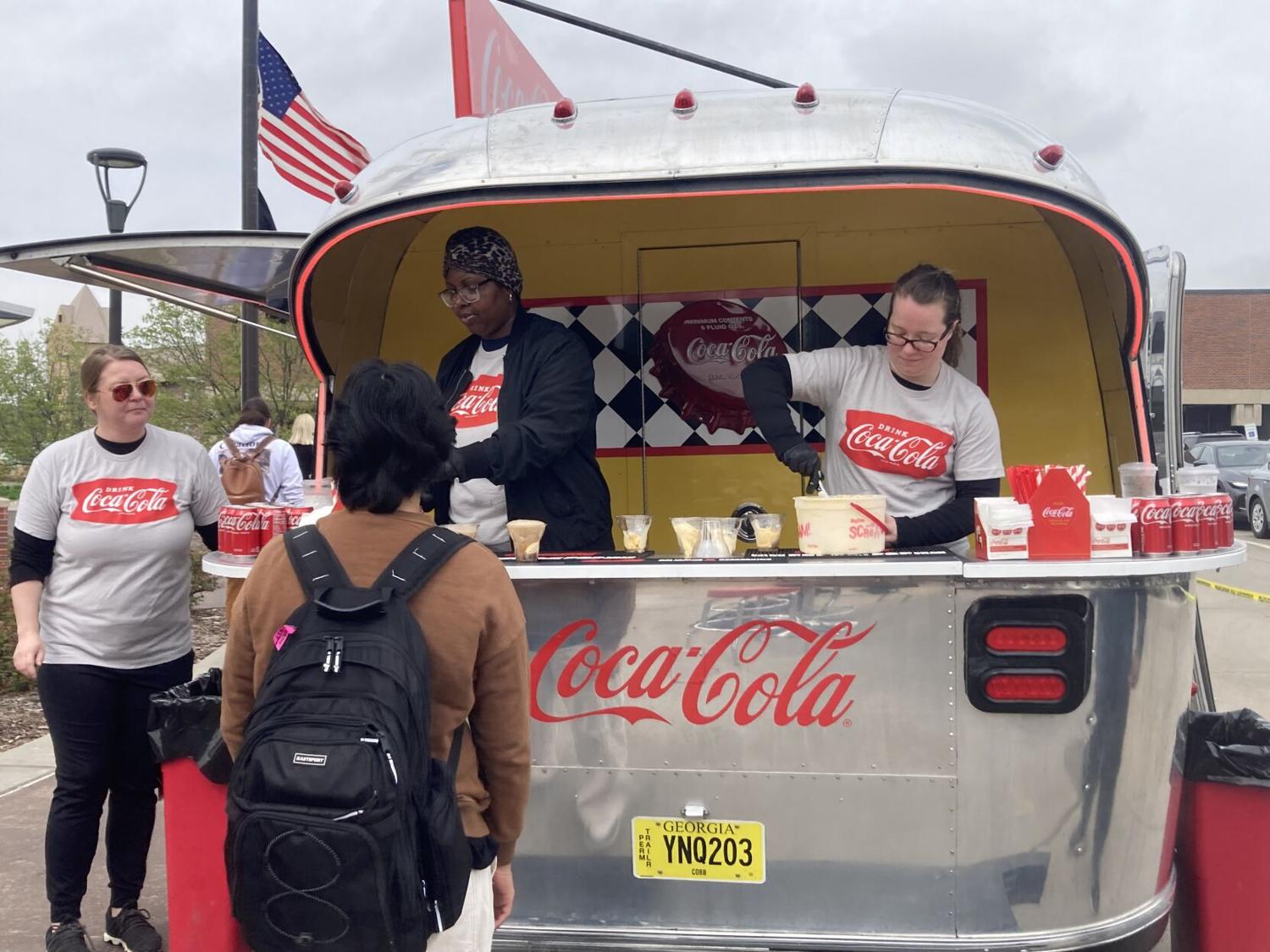 Coca-Cola Throwback Tour arrives! Frosty treats served to the UNO ...