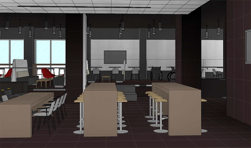 Milo Bail Student Center’s renovation is scheduled to be complete this ...