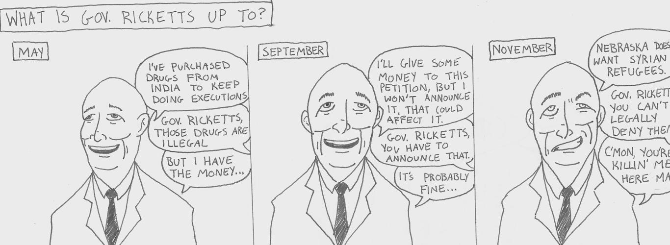Editorial Cartoon: What is Gov. Ricketts up to? | Editorials ...