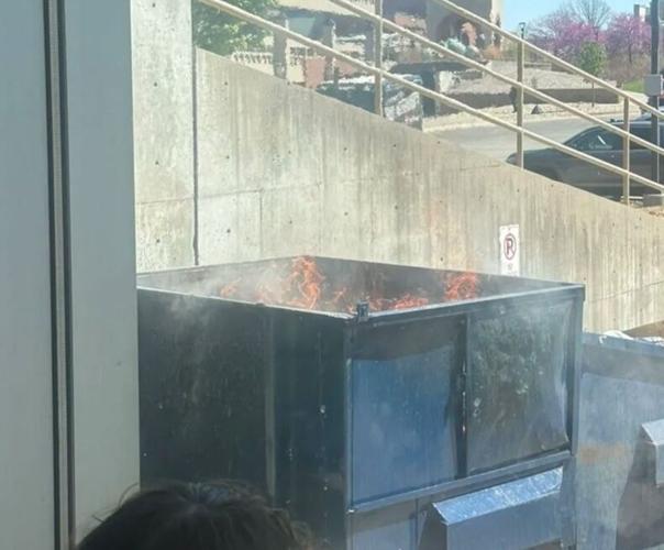 Fire fighters respond to dumpster fire on campus | News | unothegateway.com