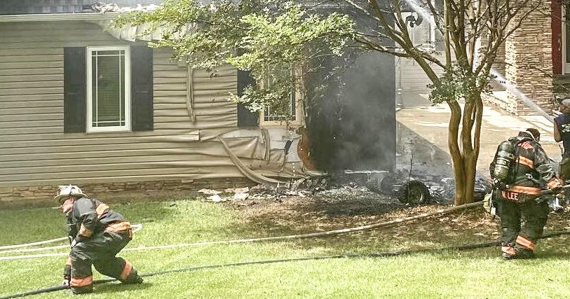 Lawn mower fire damages home | News | upstatetoday.com