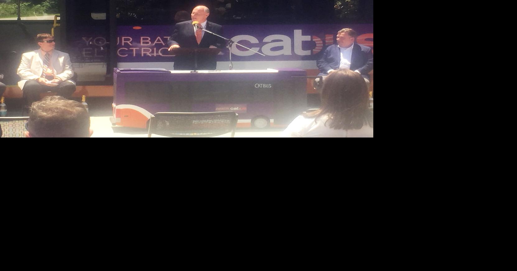 Clemson marks bus fleet reaching half electric vehicles | News ...