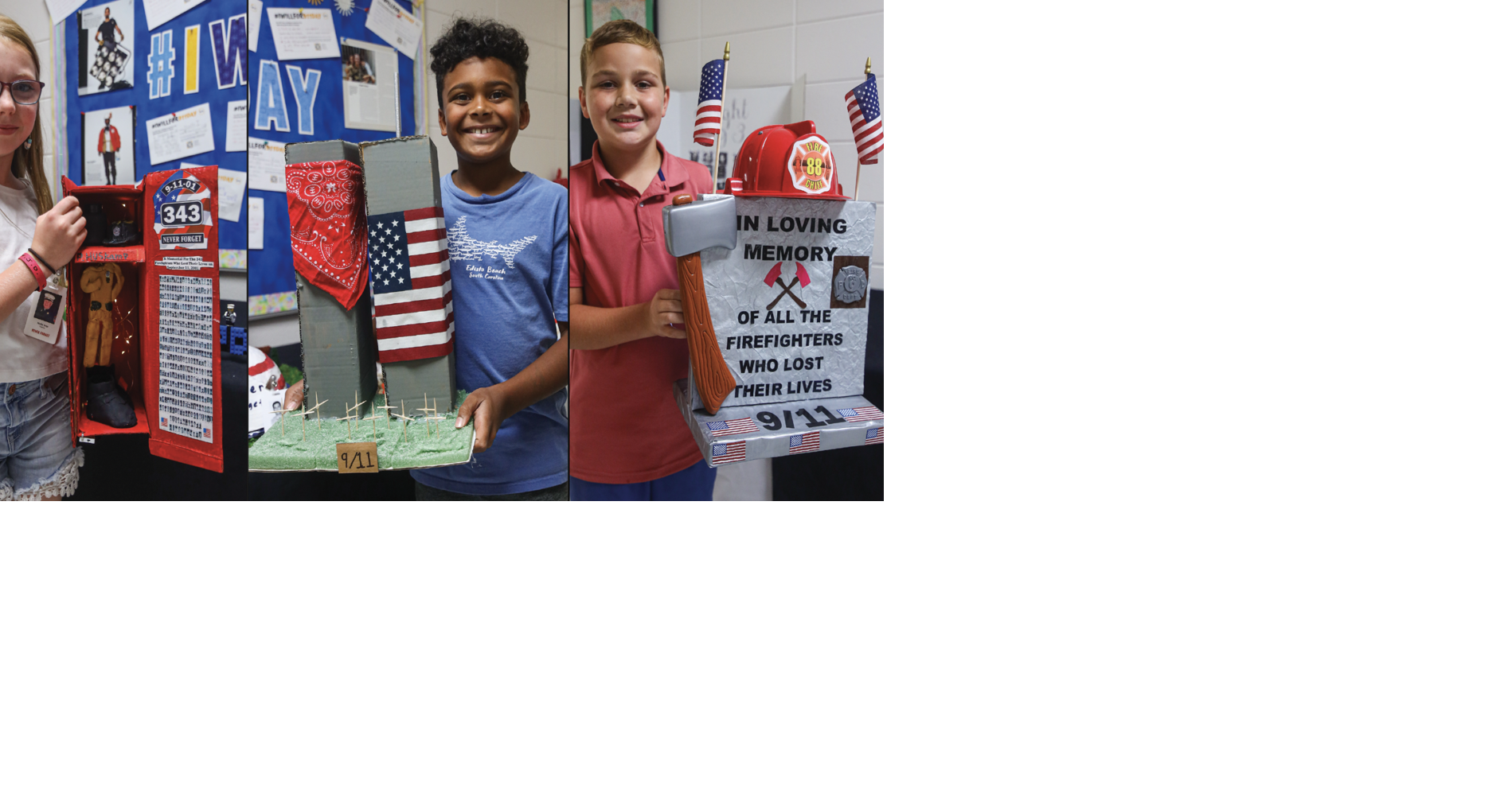 Northside Elementary class remembers survivors, victims of 9/11 attacks ...