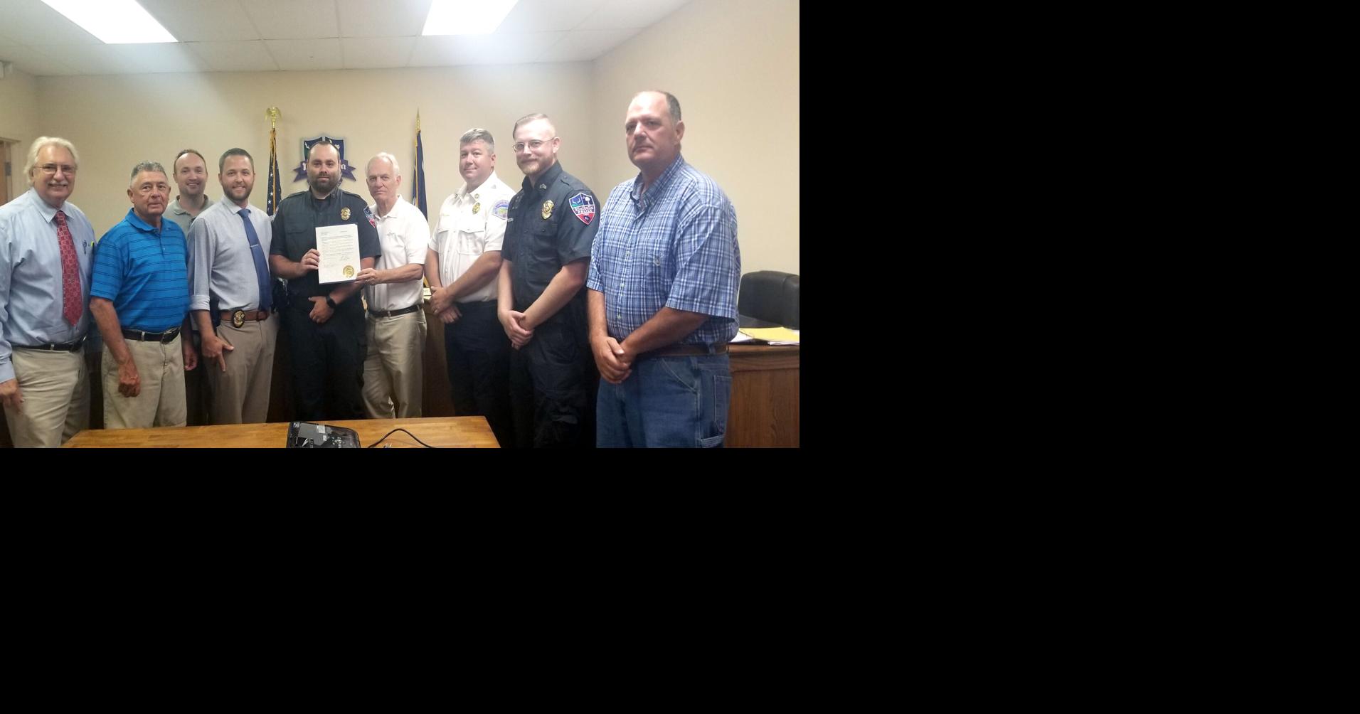 Walhalla officer recognized for saving lives, wedding dress | News ...