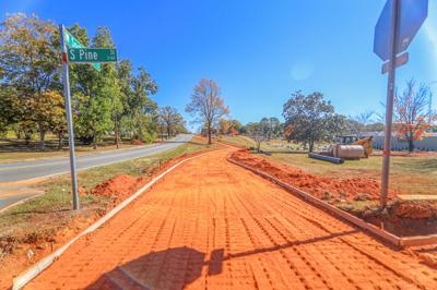 Walhalla starts work on long-anticipated downtown greenway trail | News ...