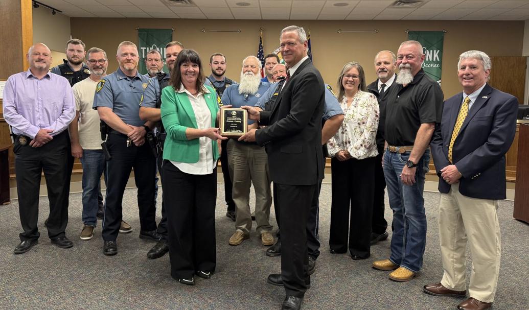 Oconee County honored with prestigious safety award | News ...